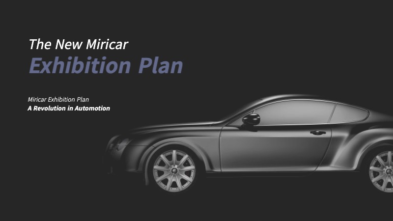 Automobile Exhibition Plan Template - MiriCanvas