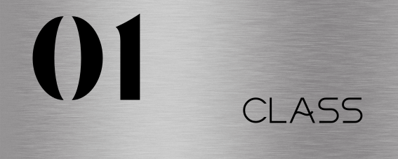 Simple placeholder sign with black school class name text - MiriCanvas