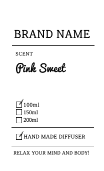 Diffuser Label Stickers - MiriCanvas