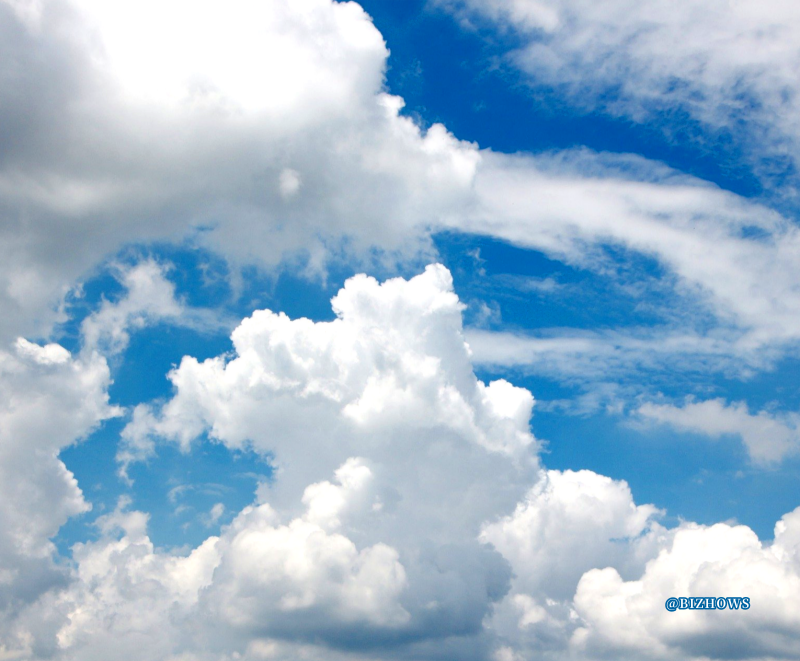 A freshly colored cloud canvas background - MiriCanvas
