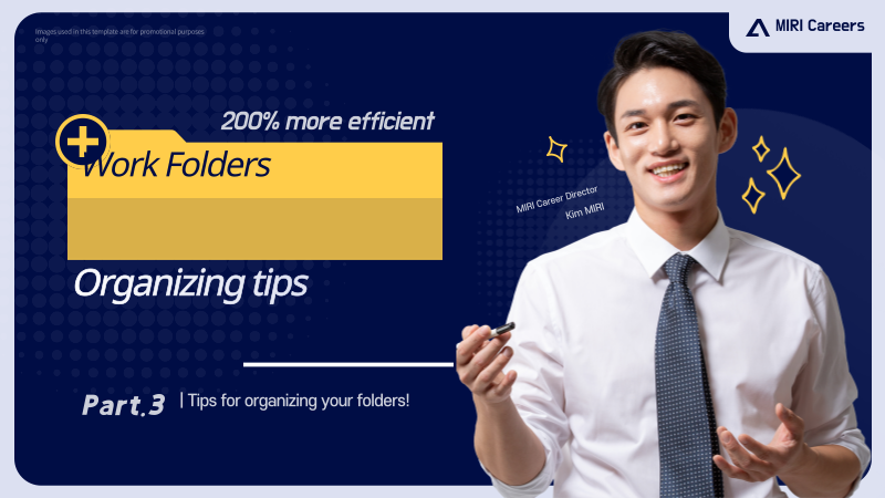 Simple workplace in navy yellow how to organize folders YouTube ...