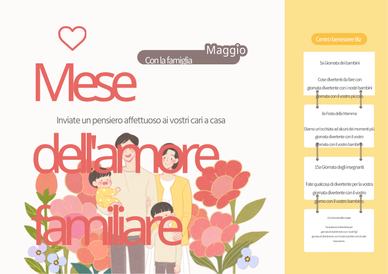 Mese dell'amore familiare - MiriCanvas