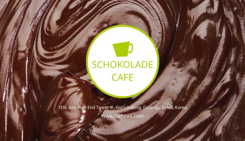 SCHOKOLADE CAFE - 미리캔버스