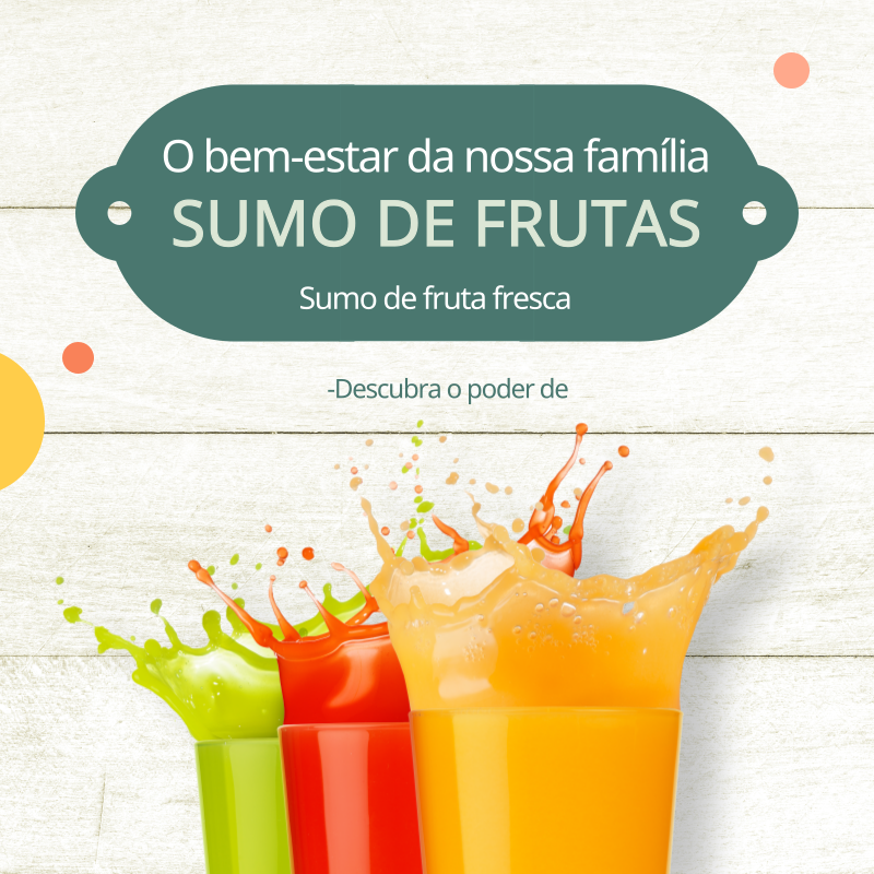 Sumo de fruta - MiriCanvas