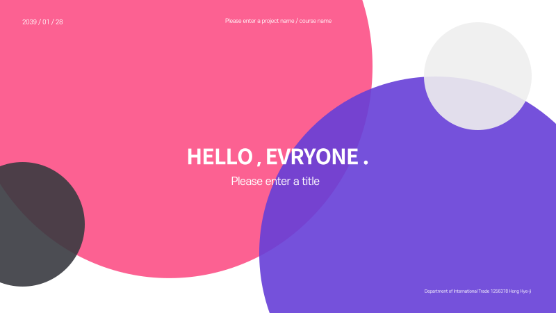 Circular presentations - MiriCanvas