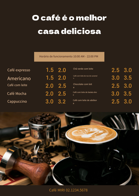 43159_Café Menu Board - MiriCanvas