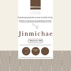 Autocollant circulaire en forme de poisson séché Jinmichae - 미리캔버스