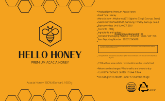 Honey informational sticker - MiriCanvas
