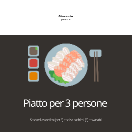 Piatto di pesce per 3 persone - MiriCanvas