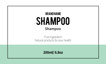 Shampoo Package Label Sticker - MiriCanvas