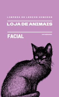 Rótulos de loja de animais ilustrados roxos - MiriCanvas