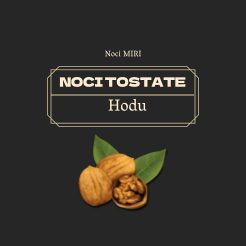 Dadi in noce con cornice nera ordinata - MiriCanvas