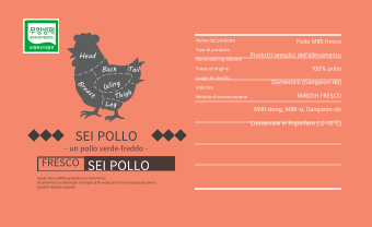 Etichette di carne a icona parziale multicolore - 미리캔버스