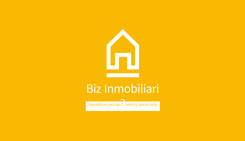 Tarjeta de visita de agente inmobiliario con logotipo amarillo - MiriCanvas