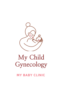 Clean maternity hospital business card with pink illustration - MiriCanvas