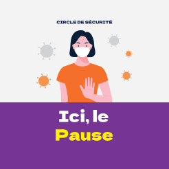 Illustration violette : prévention de l'effet couronne - MiriCanvas