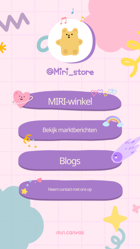 Een schattig illustratieconcept in roze en paars - MiriCanvas