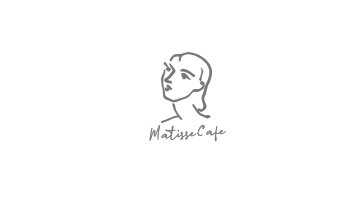 A simple style cafe with sentimental illustrations of famous paintings ...
