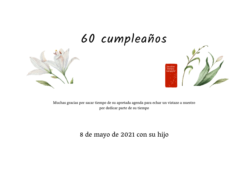 Letra blanca ilustrada resaltada Etiqueta tradicional de agradecimiento ...