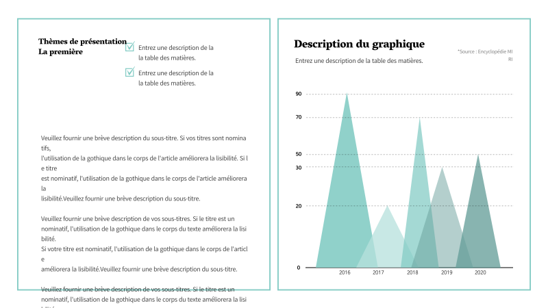 Graphique bleu, concept propre - MiriCanvas