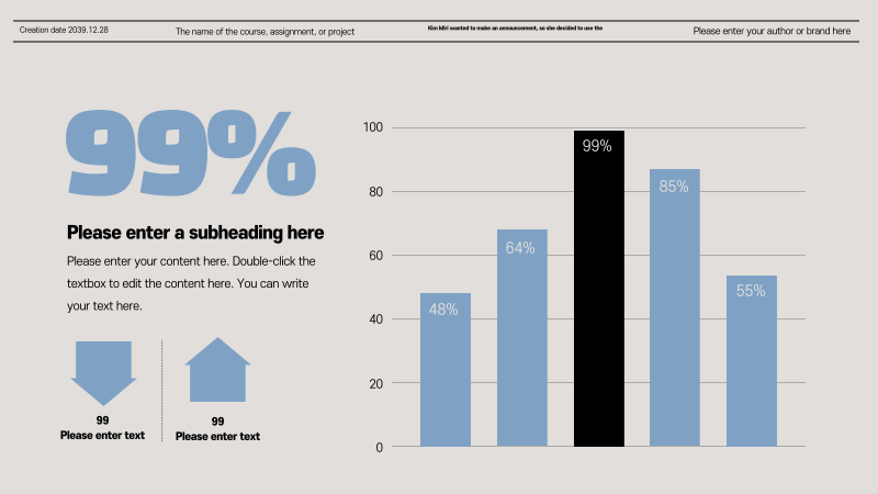 Simple bar graph design with a newspaper concept - MiriCanvas