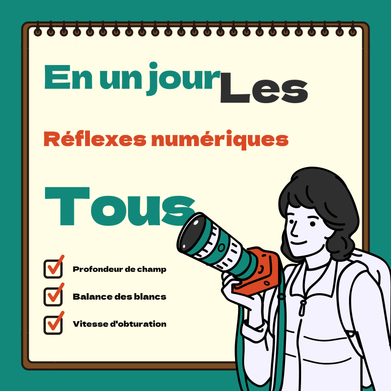 Promouvoir un cours simple en vert et rouge - 미리캔버스