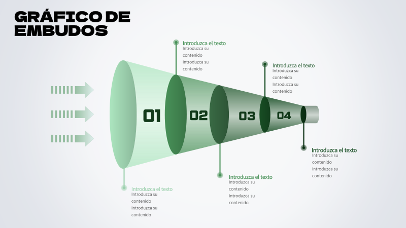 Embudo tridimensional verde - MiriCanvas