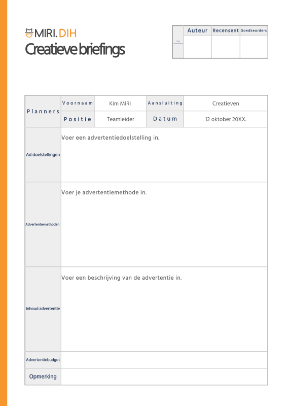 Eenvoudige documentopmaak Creatieve korte zakelijke opmaak - MiriCanvas