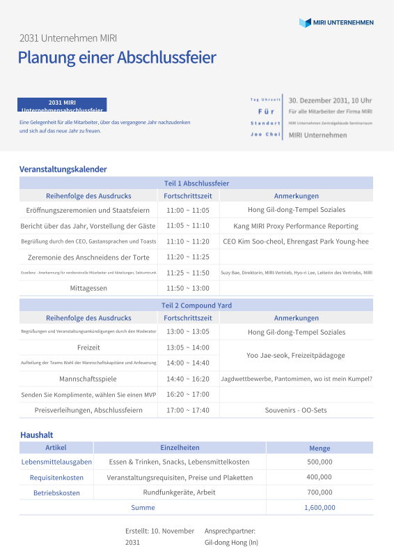 Ein einfacher Plan für die Abschlussfeier in gedämpften Grau- und ...