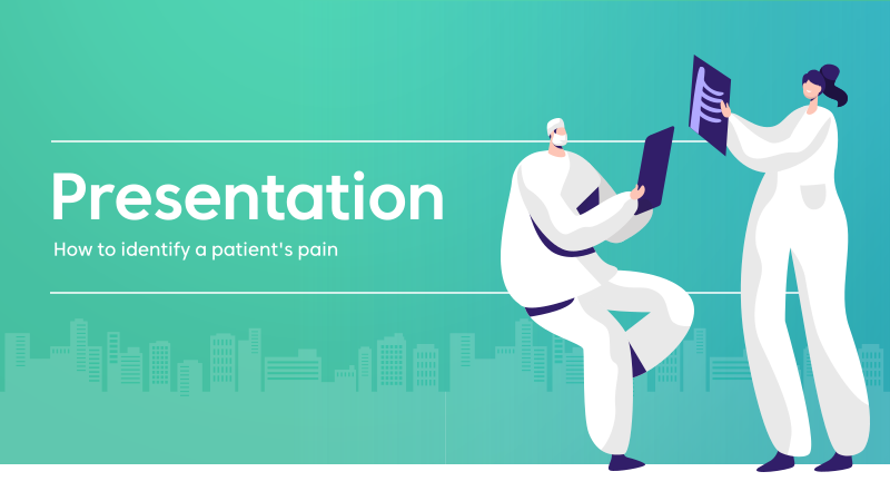 Highlighting illustrations in green for nursing class presentations ...