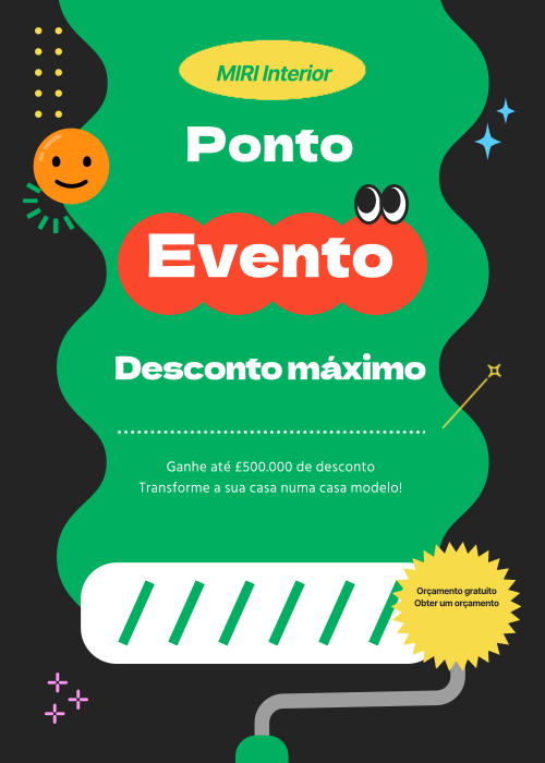 Conceito giro de evento pop-up com toques verdes - MiriCanvas