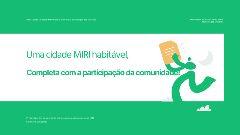 Promover eventos simples, ecológicos e municipais - MiriCanvas