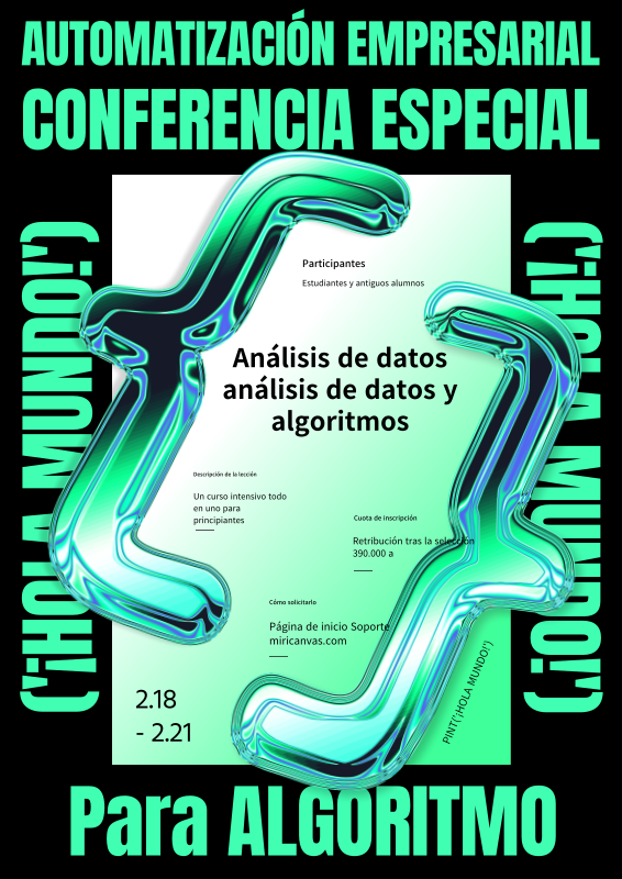 Algoritmo tridimensional verde claro especial - MiriCanvas