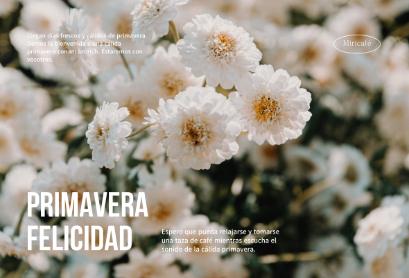 Diseño floral primaveral - MiriCanvas