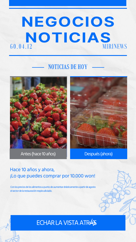 Informativo con un vídeo sobre el antes y el después de un periódico ...