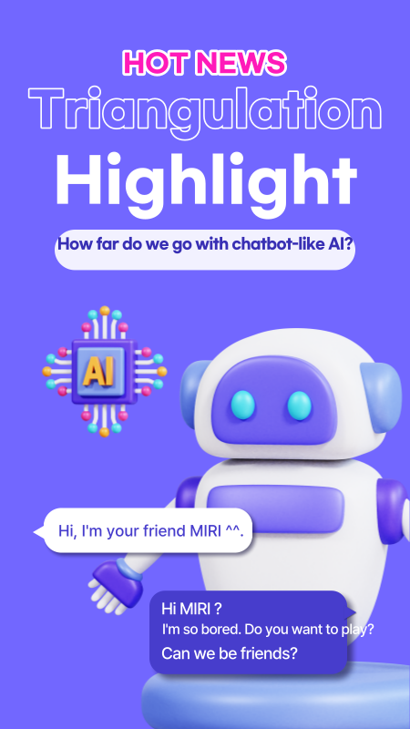 Purple, clean, futuristic chatbot discussions - MiriCanvas