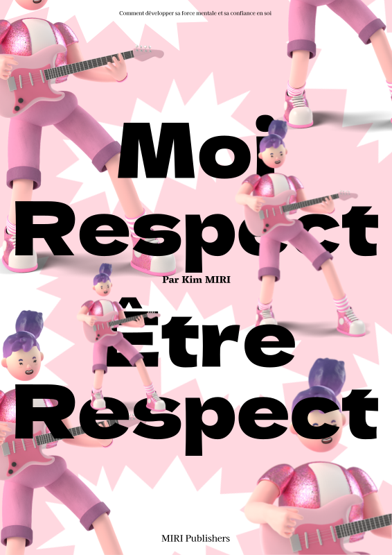 Couverture d'un livre sur l'estime de soi avec un musicien optimiste ...