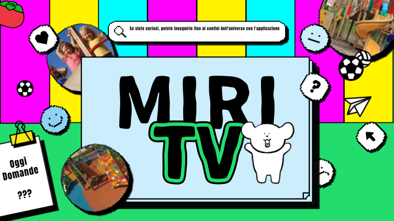 MIRI dallo spirito libero con un tema di colore verde-giallo retrò ...