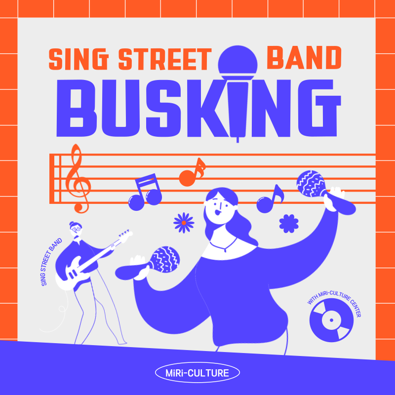 A guide to busking with Orange and Bora's kitschy band - MiriCanvas