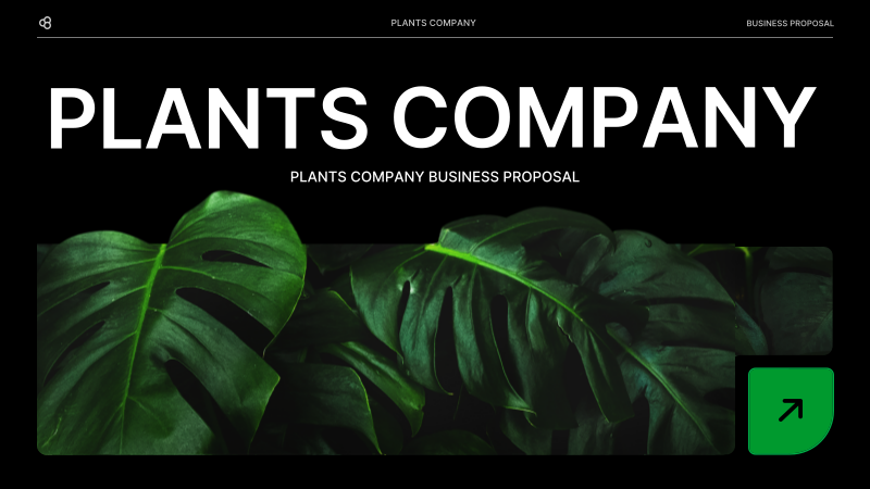 Business business proposal with black and green natural leaf concept ...