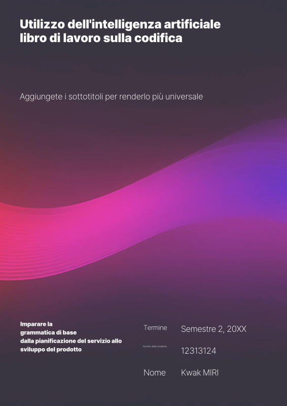 Manuale di codifica dell'intelligenza artificiale con Purple Waves ...