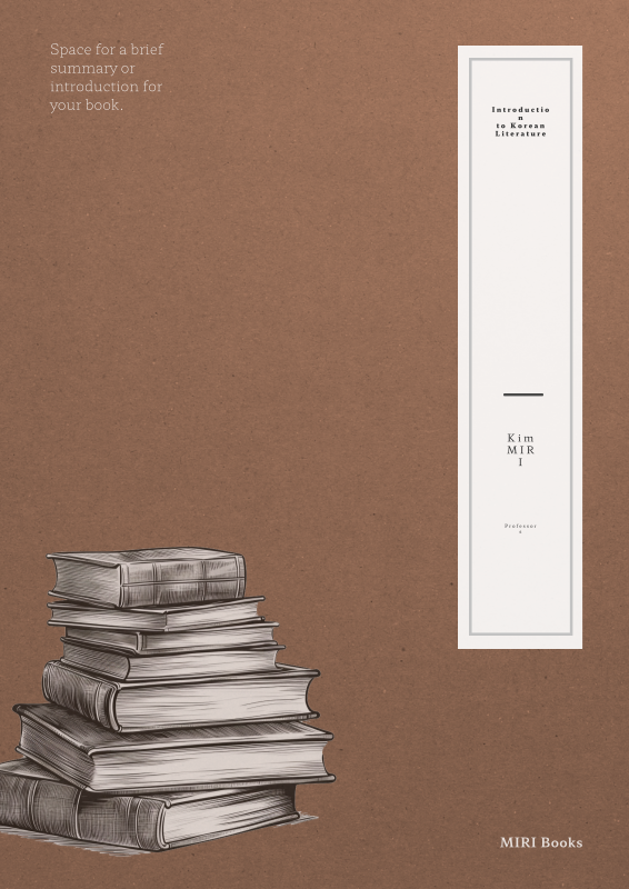 A simple, brown cover for an introductory textbook on national history ...