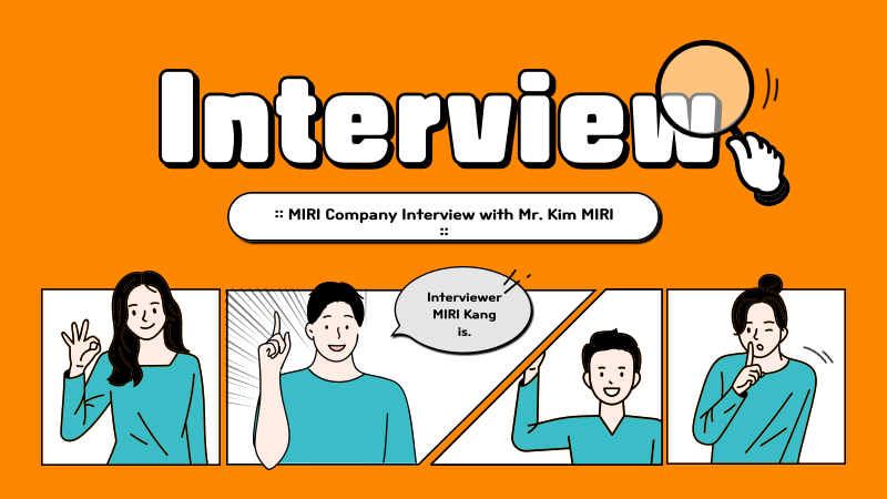 Simple orange Q&A presentation - MiriCanvas