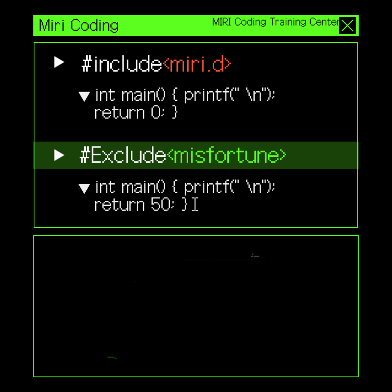 Promote a coding training center with a retro black and green look - 미리캔버스
