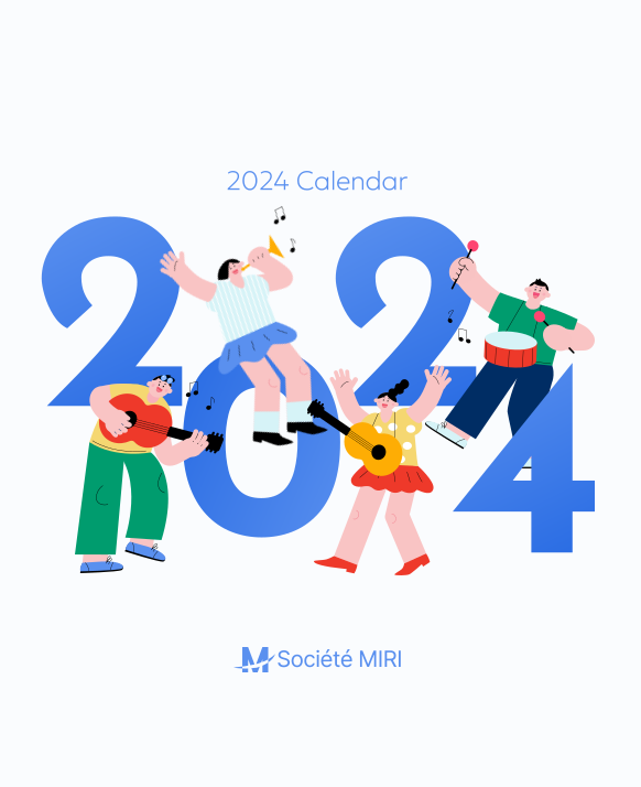 Calendrier de motivation avec des illustrations énergiques et des ...