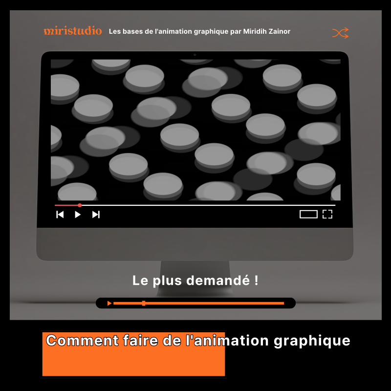 Promouvoir un simple cours de graphisme animé sur le thème de l ...