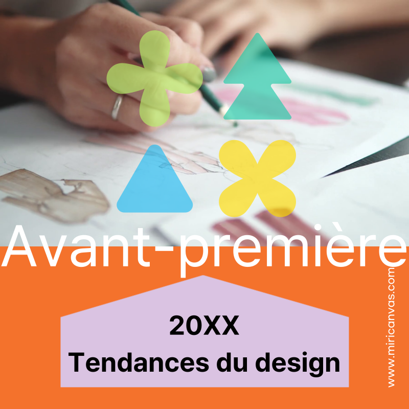 Une publicité simple et tendance en orange et vert - MiriCanvas