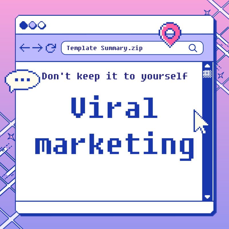 Vintage viral marketing ad with mauve background - MiriCanvas