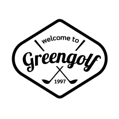 Simple concept golf club with golf logo and cursive font - MiriCanvas