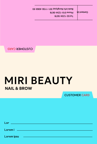 Customer care cards with a vividly colored folder concept - MiriCanvas